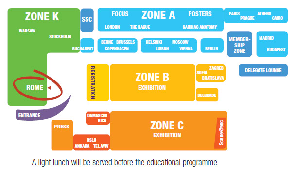 Programme & Venue Map | ESC Congress 2010